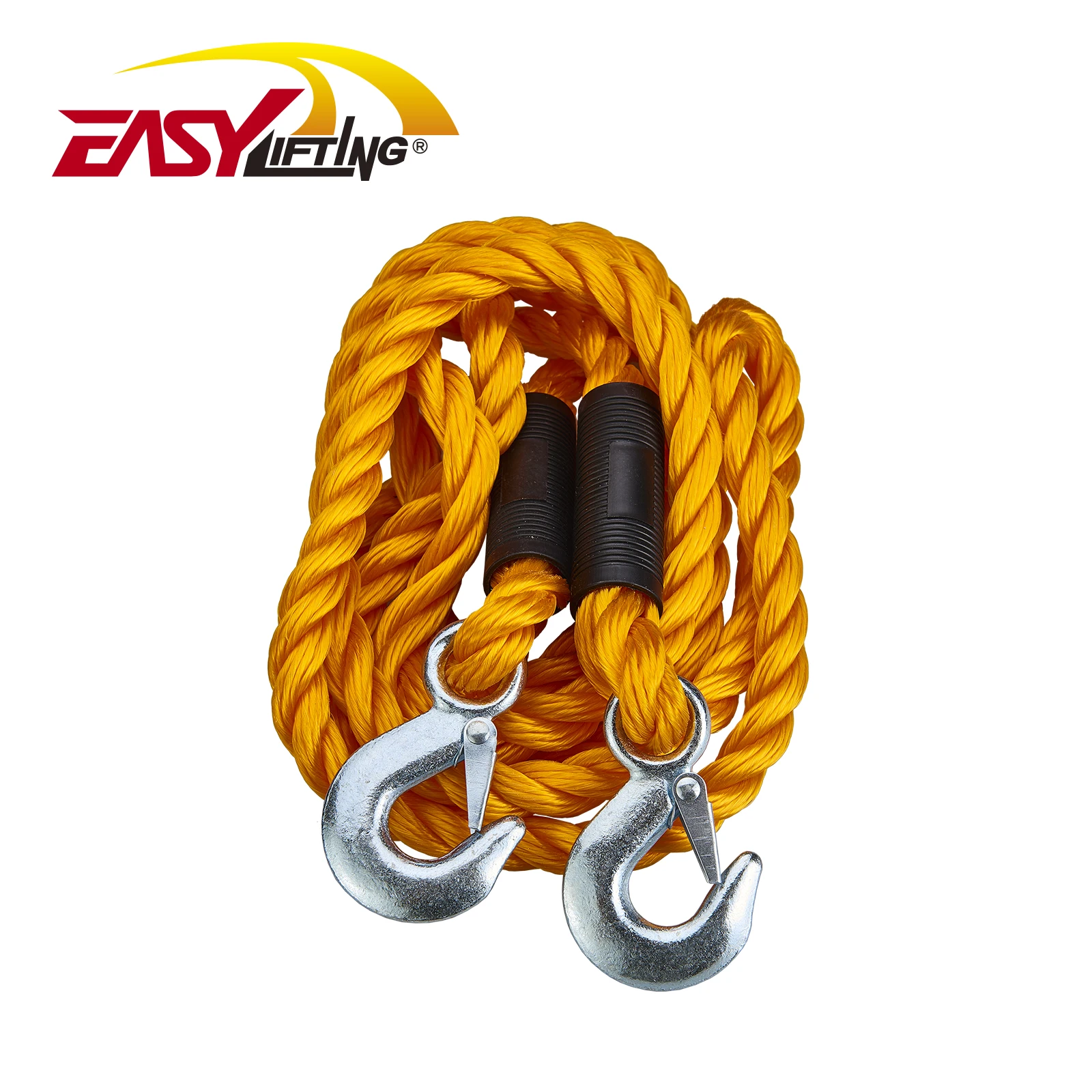 2000kg 4m Orange Towing Rope Car Kinetic Vehicle Recovery Tow Heavy ...