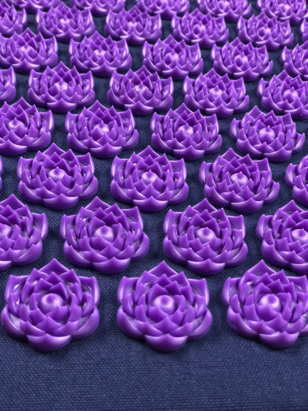 Natural Linen Acupressure Mat Foot Shakti Plastic Spikes Massage ...