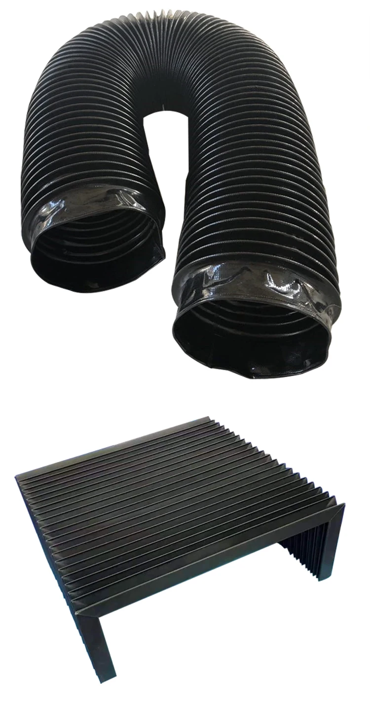 Steel Telescopic Protect Slide Way Bellow Cover for CNC Machine ...