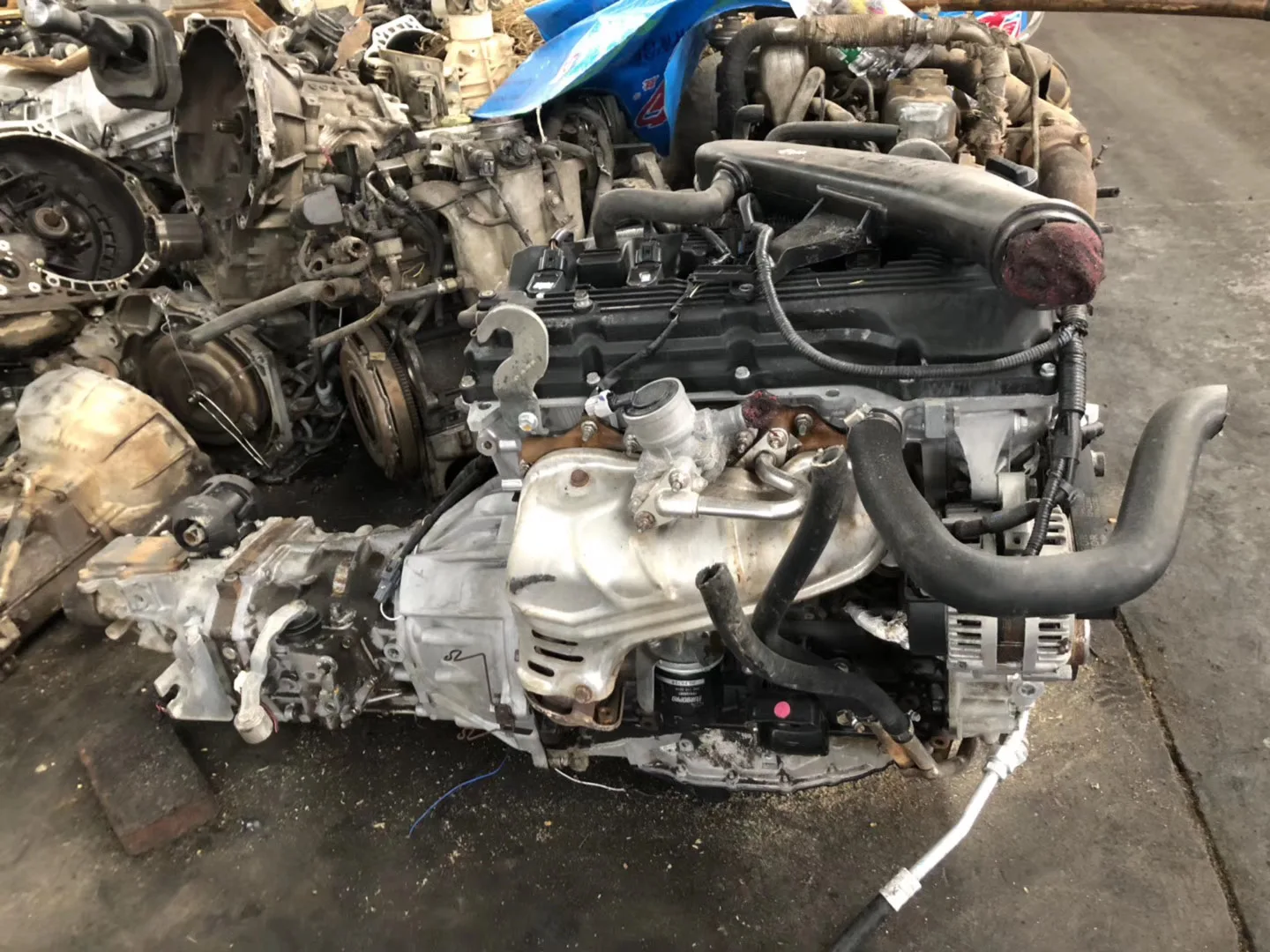 Coaster Bus Engine 2tr Gasoline Second Hand Motor 2tr Come With Manual ...