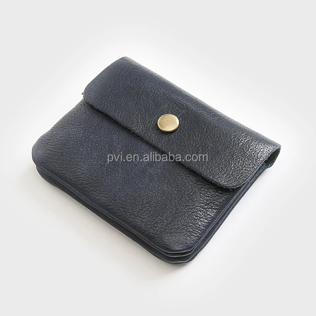 Small Genuine Cow Leather Coin Purse - Versatile & Stylish