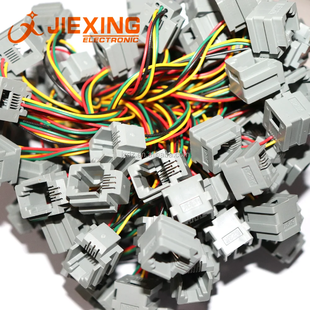 RJ11 6P4C Female Interface Socket with 10cm Cable Length