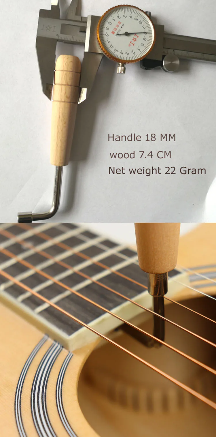 L Shape Zither Harp Tuning Wrench - Precision and Durability