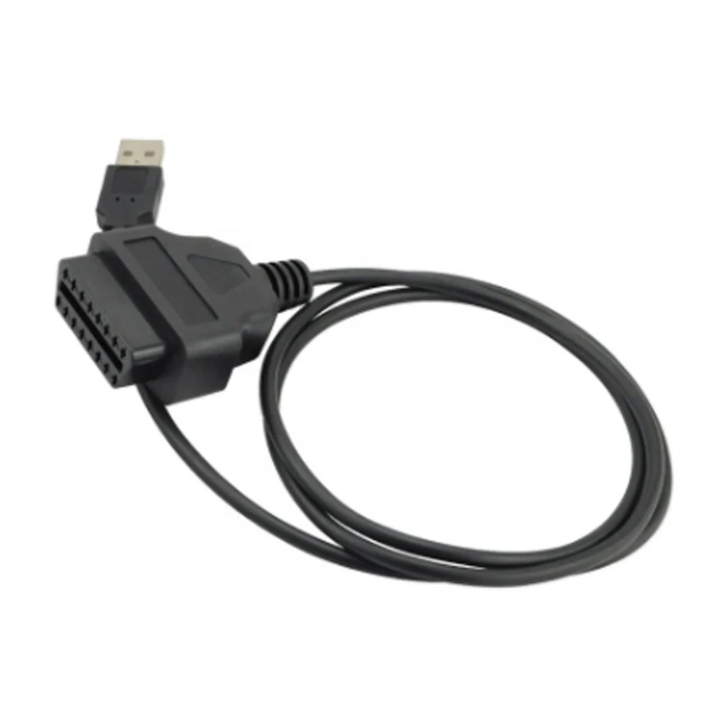 OEM 16 Pin OBD2 Cable - Reliable Data Link & Charge