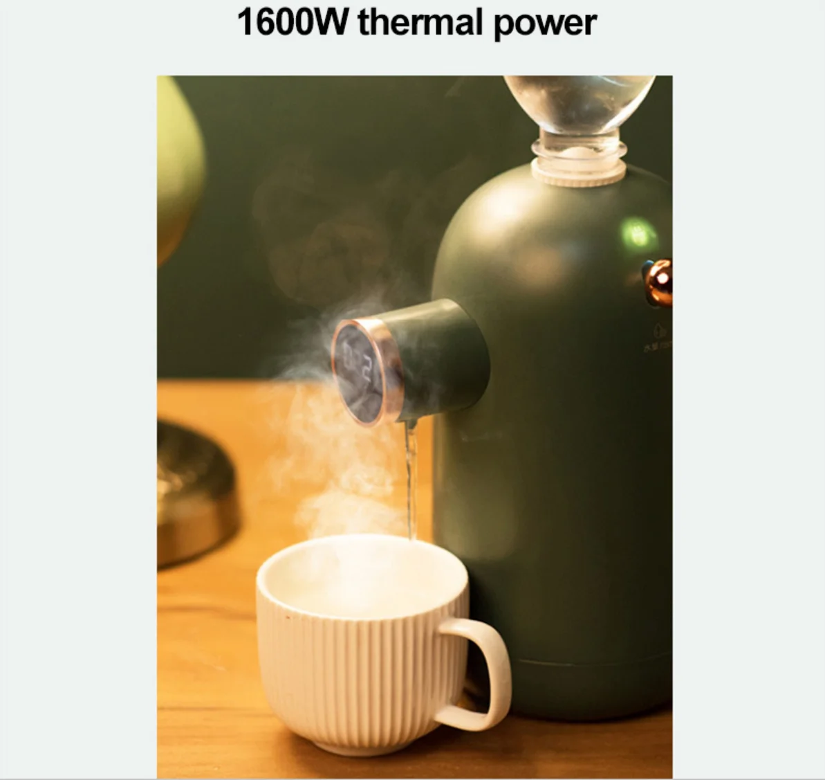 1600w Instant Heating Water Dispenser Pump Portable Smart Fast Heat ...