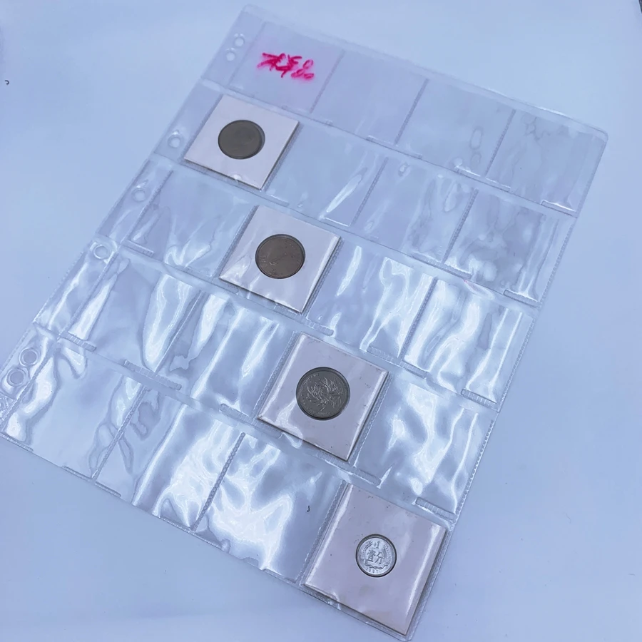 The Sheets for Coin Flips - PVC Film Album Inside Pages