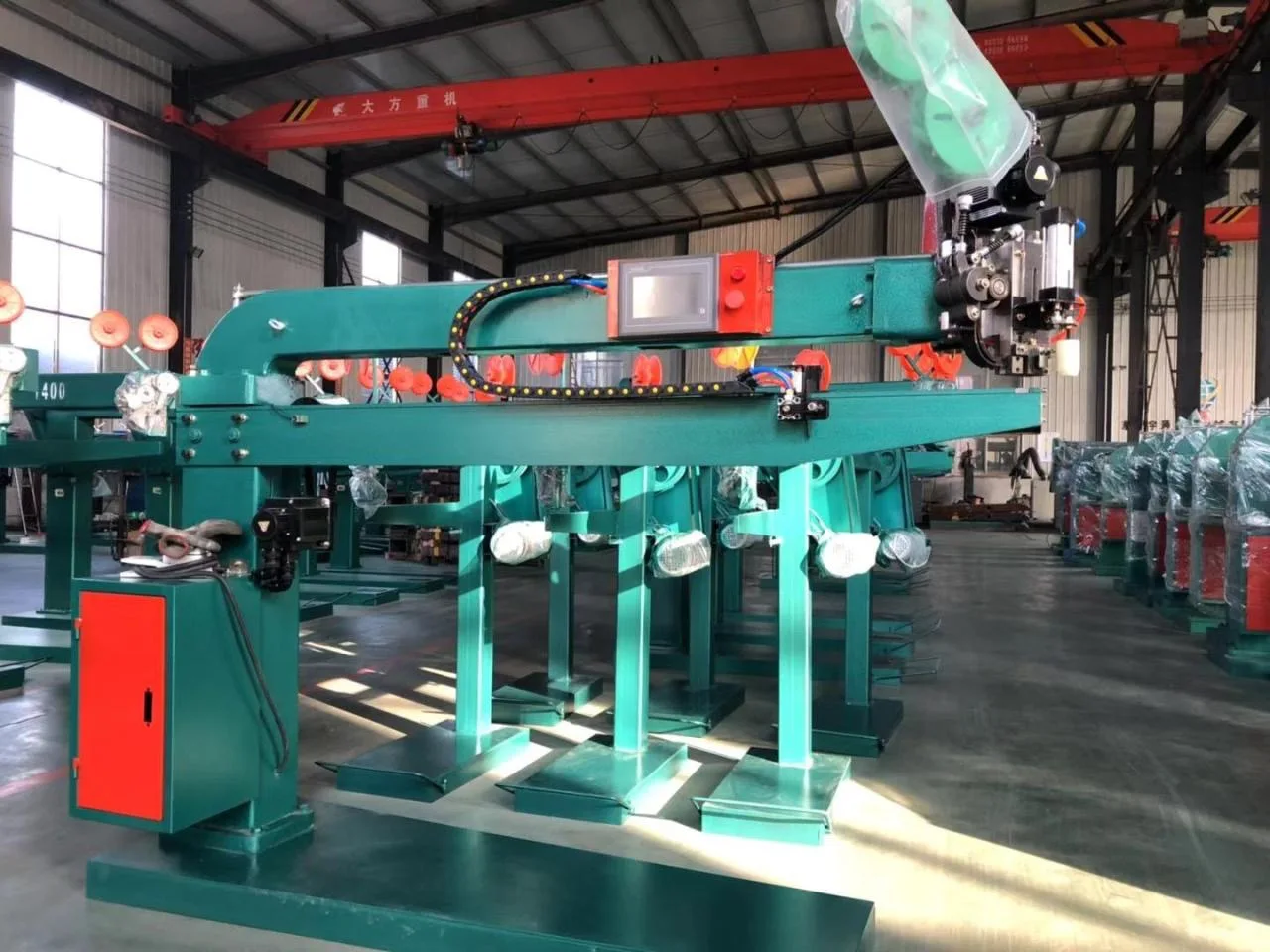 Qhs-arm Type Stitching Machine For Corrugated Carton Box Stapler ...