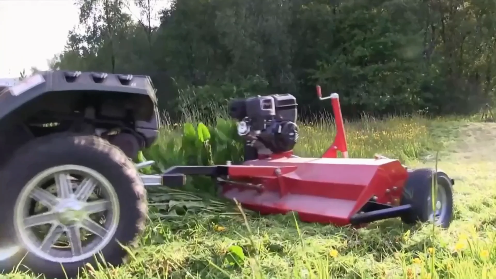 Fmh Self Propelled Honda Engine Atv Finishing Mower For Tractors At120 ...