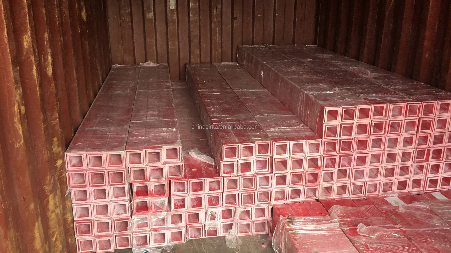 GRP FRP Fiberglass Round Tube FRP Pultruded Profile square Tube ...