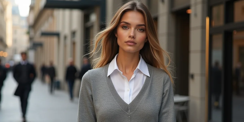 V Neck Sweater Over Button Down – Stylish 2025 Trend on Alibaba.com