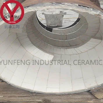 Large Diameter High Temperature Refractory Alumina Ceramic Lined Pipe ...