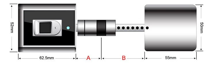 Euro Profile Cylinders Keyless Cam Lock Electric Euro Smart App ...