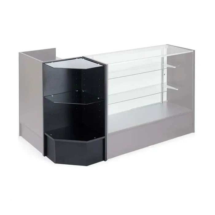 Customized White Wood Retail Counter for Store & Shops