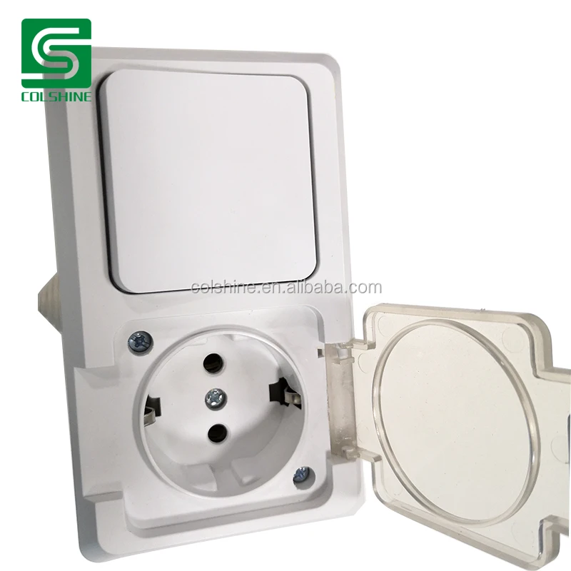 Ip54 Euro Waterproof Socket For Bathroom - Buy Waterproof Electrical ...