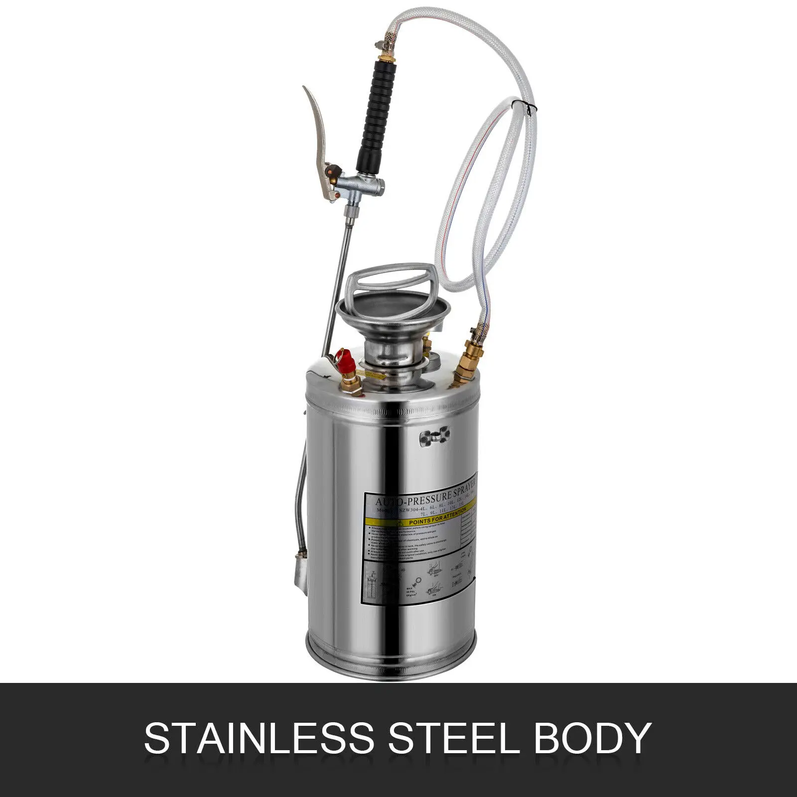 Stainless Steel High Pressure Agricultural Pesticide Sprayer Manual ...