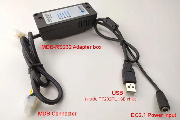2020 USB Interface MDB-RS232 Adapter Box for Vending Machines