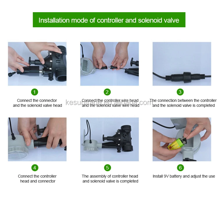 Intelligent Control Solenoid Valve Automatic Irrigation Control Timing ...
