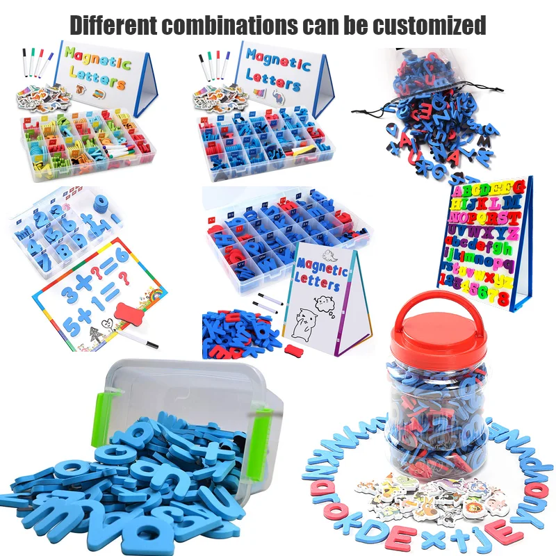 Foam Magnet Alphabet Letters With Magnetic Board Toy Set For Kids - Buy ...