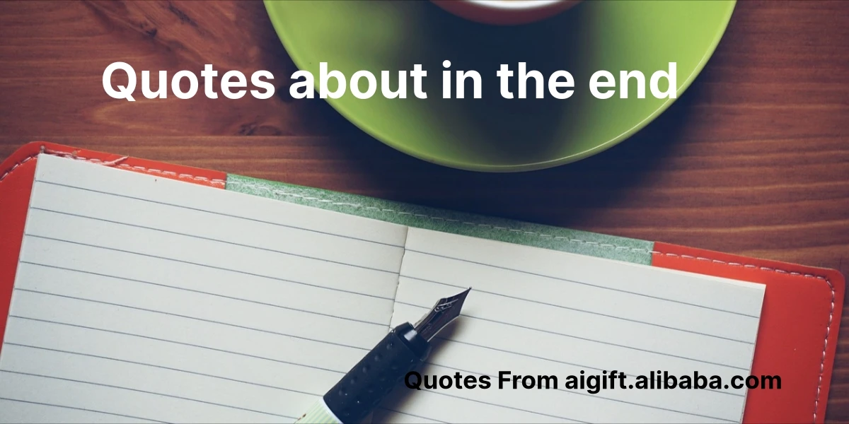 100+ Powerful Quotes About In the End for Inspiration & Sharing