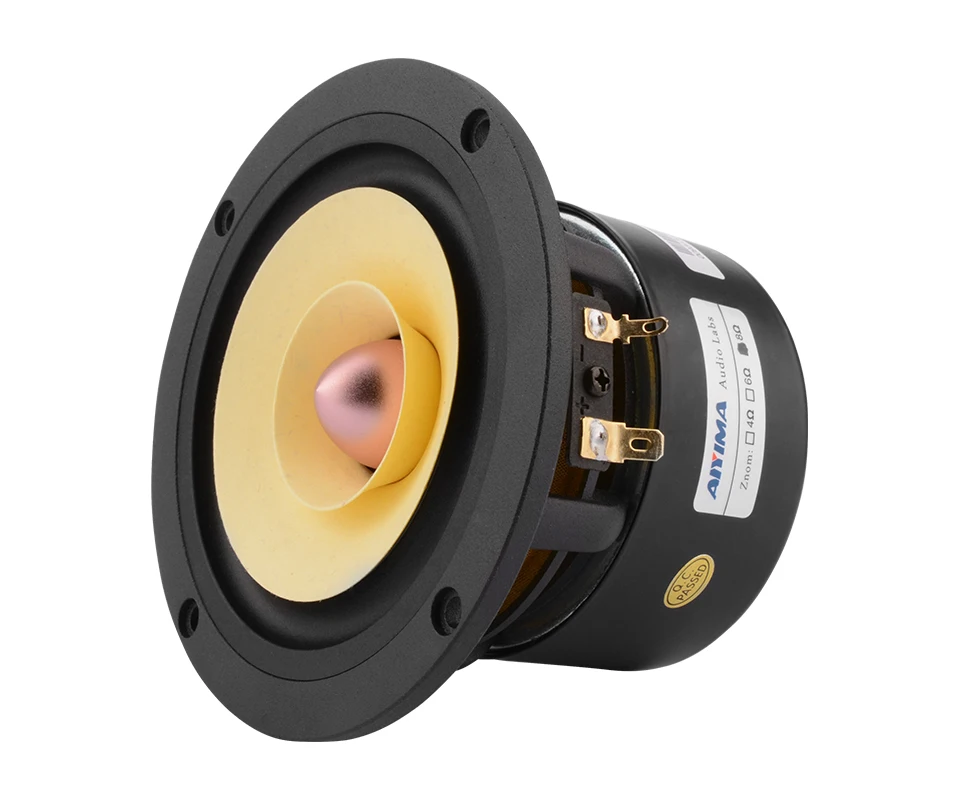 AIYIMA 4 Inch Audio Full Range Speaker Driver 25W HIFI