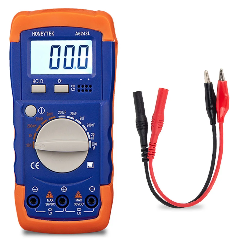 Honeytek A6243L Professional Digital LCR Meter - Inductance ...