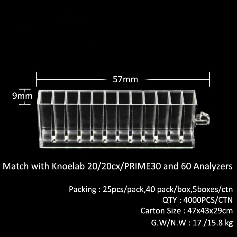 Cnwtc Laboratory 12 Holes Acrylic Sample Cup 12 Position Cuvette Suit ...