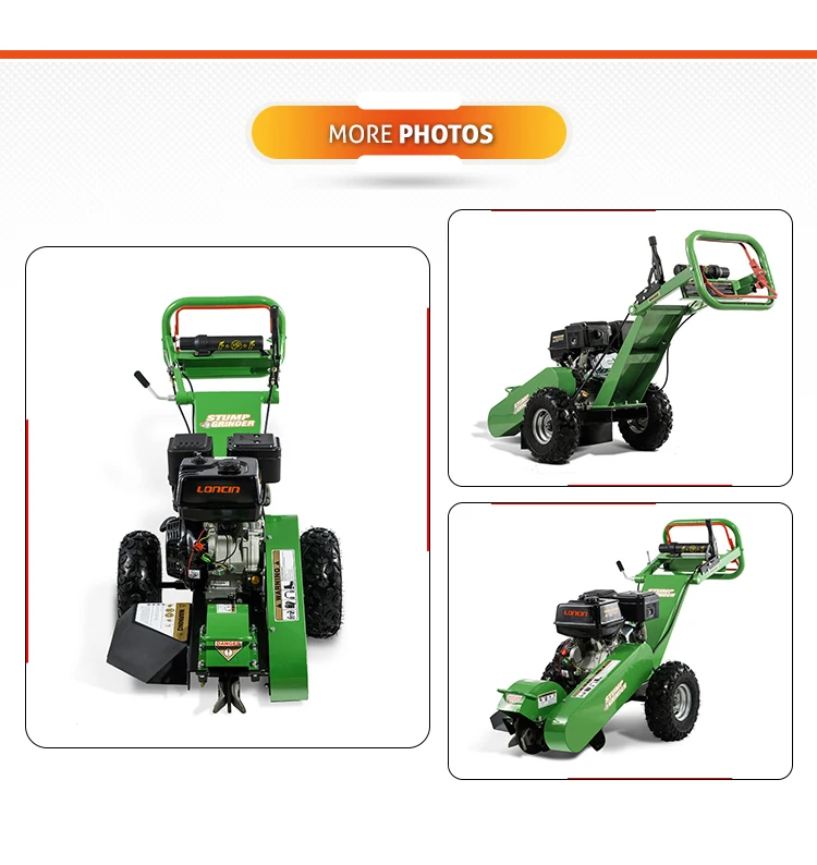 Austter 15HP Gasoline Stump Grinder with Ducar Engine - Professional ...