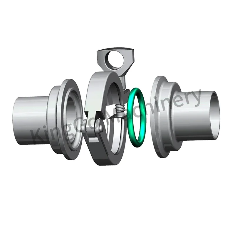 Gerade-durch Tri Clamp Anschluss Edelstahl Ss304 Aseptischen Kupplung ...
