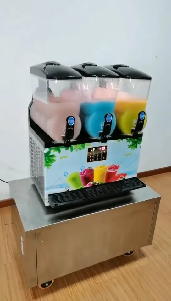 3 Tanks Slush Machine Beverage Maker Slush Machine With Professional ...