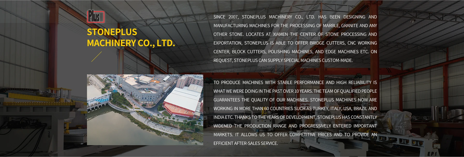 Xiamen Stoneplus Machinery Co., Ltd. - CNC Work Center, Stone Cutting Machine