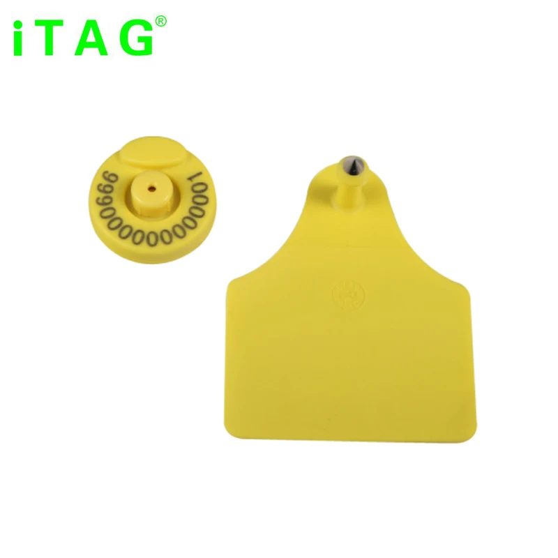 Custom Passive Writable Cattle/cow Rfid Animal Ear Tag - Buy Good ...
