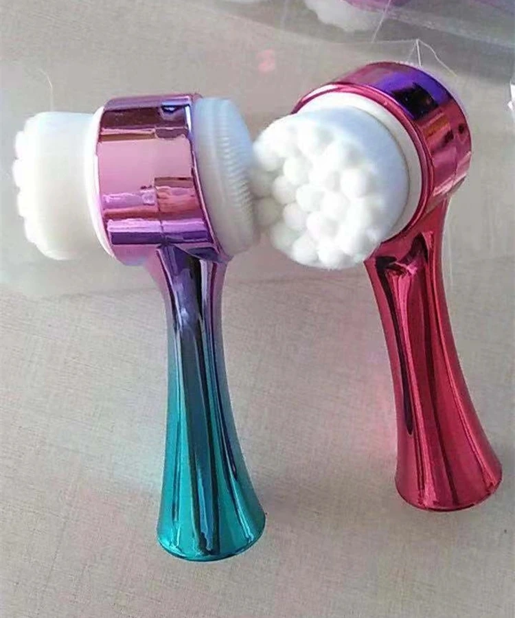2020 3d Face Cleaning Massage Tool Facial Brush Wash Face Cleaning ...