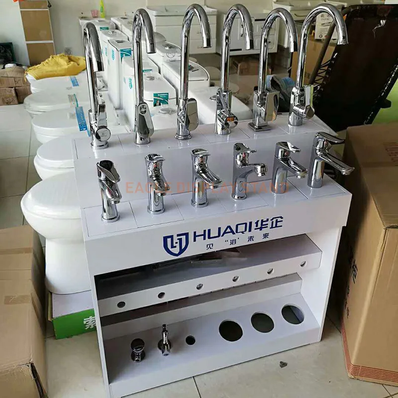 Custom Bathroom Sanitary Ware Display Ideas Faucet Display Box Stand ...
