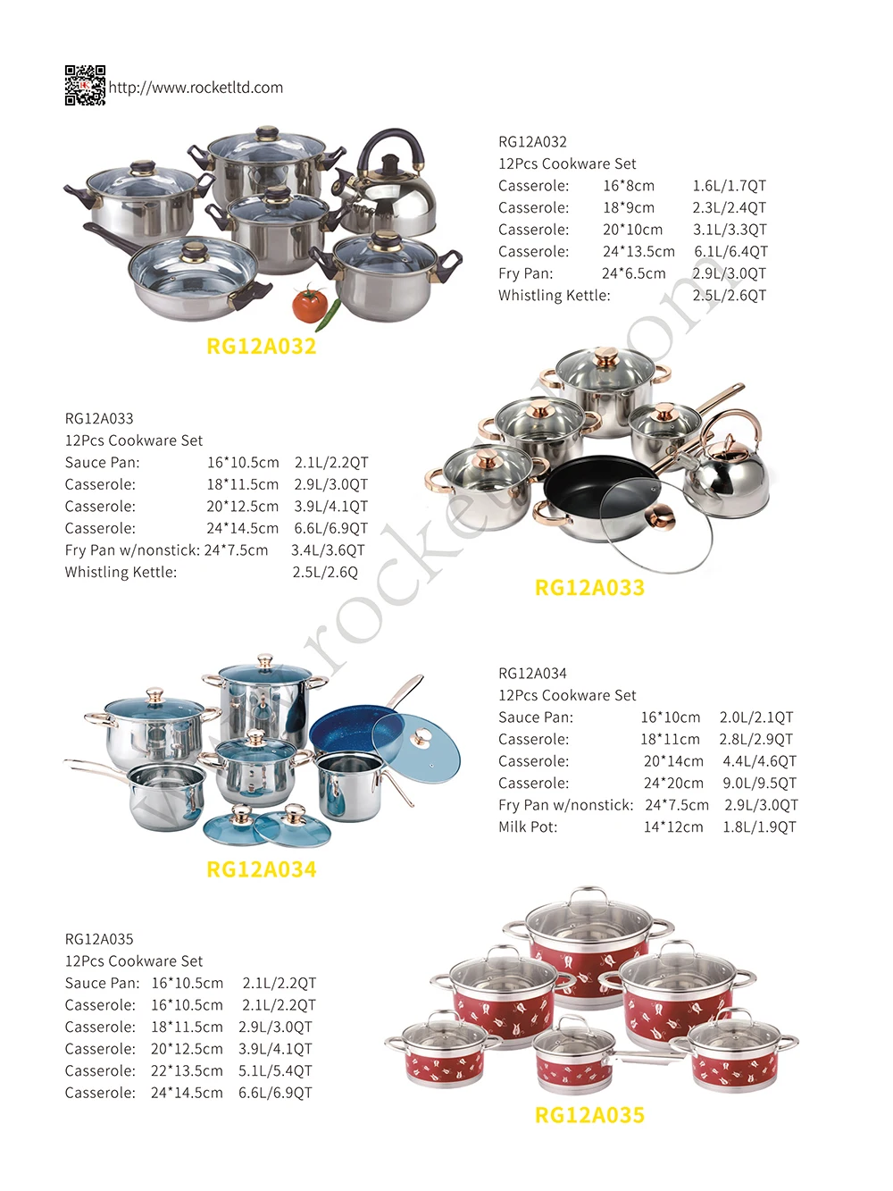 12Pcs Pots Set Stainless Steel Casserole Cookware Set| Alibaba.com