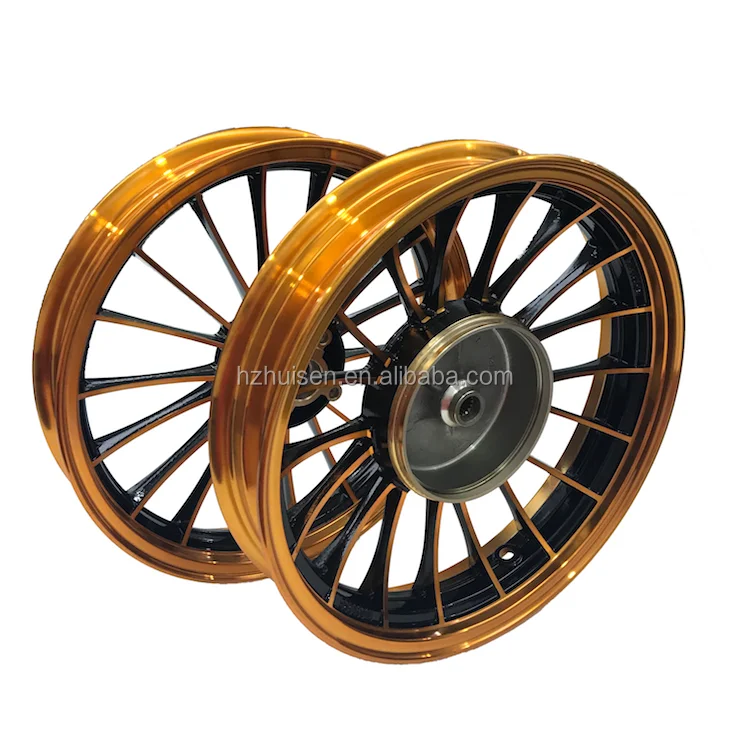 Gold Motorcycle Front/rear Modified Wheel Rims Aluminum Alloy Wheels ...