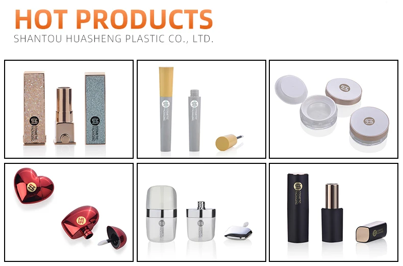 Oem High End Black Powder Container Rectangle Plastic Empty Magnetic ...