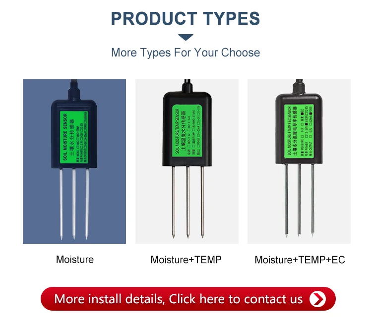 Holykell industrial-grade MODBUS-RTU RS485 Soil Moisture & Temperature ...