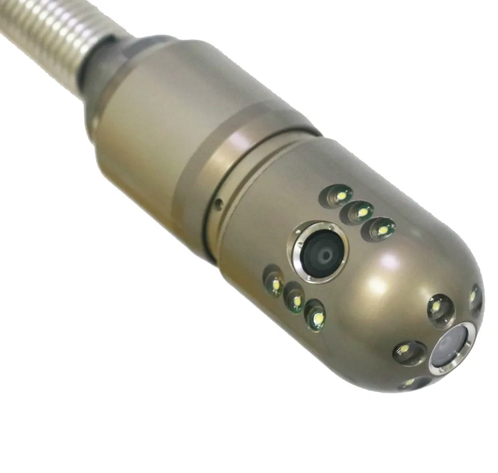 HD Waterproof Storm Sewer CCTV Plumbing Camera Drain Detector Rotation ...
