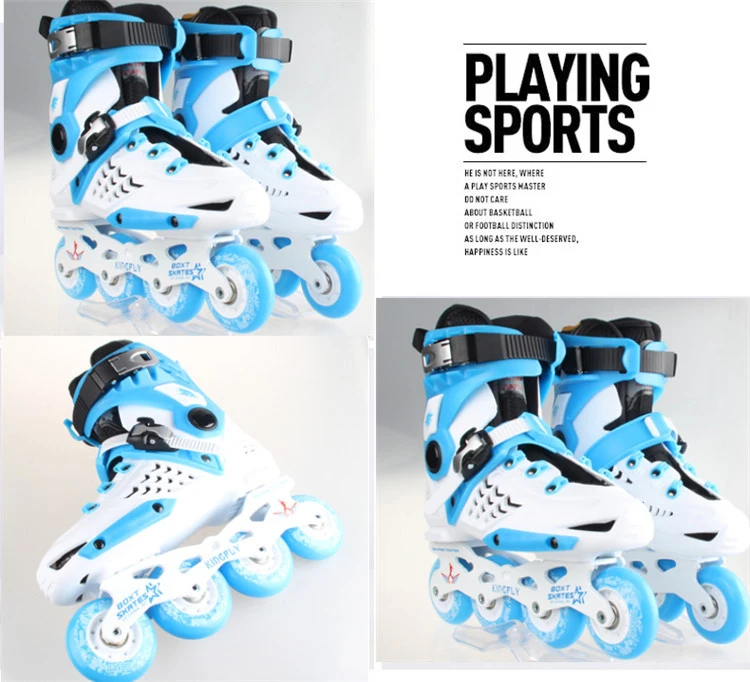 Fancy Professional Men And Women Roller Skates Full Flash Adult Inline ...