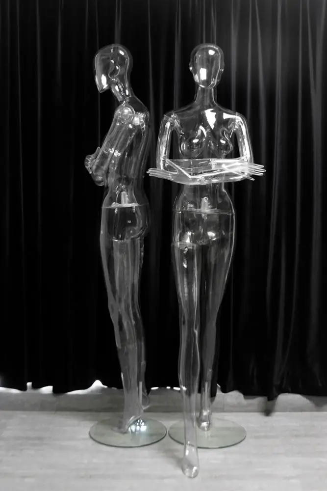 Shop Our Modern Fiberglass Mannequins - Transparent & Adjustable