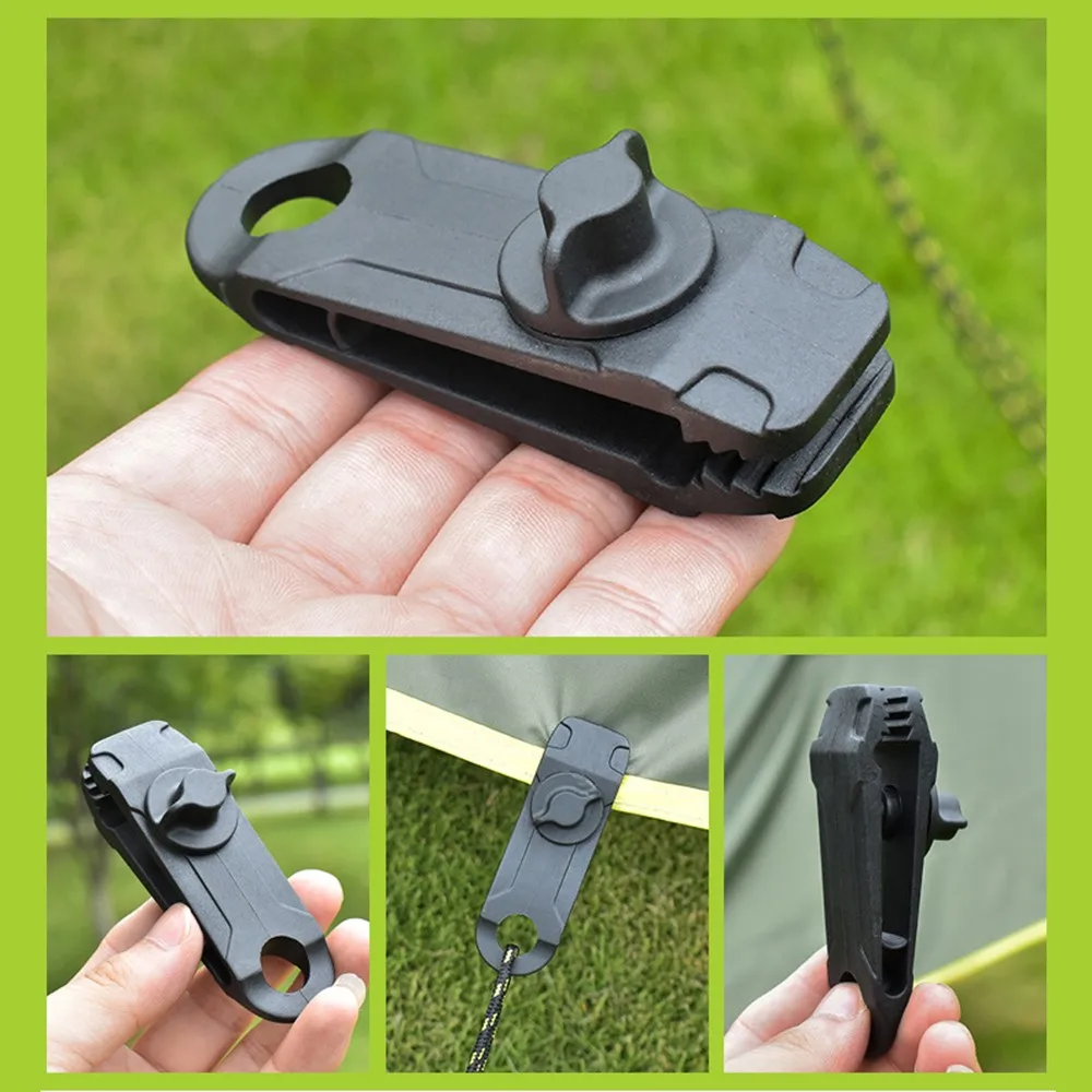 Plastic Tent Clamp Clips Heavy Duty Locking Tarp Clips For Camping ...
