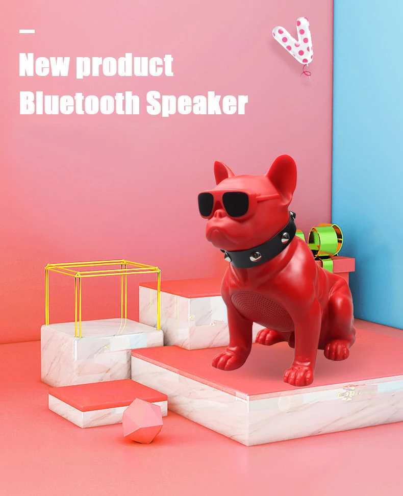 M-10 Dog Body Bluetooth Speaker French Bulldog Large Speaker With Dual ...