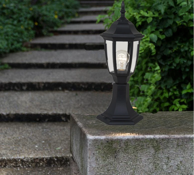 P344 Plastic Garden Lamp Post - Durable Outdoor Lighting