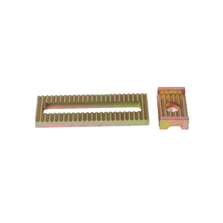 Racing Car Steel Panhard Mount Serrated Plate & Block