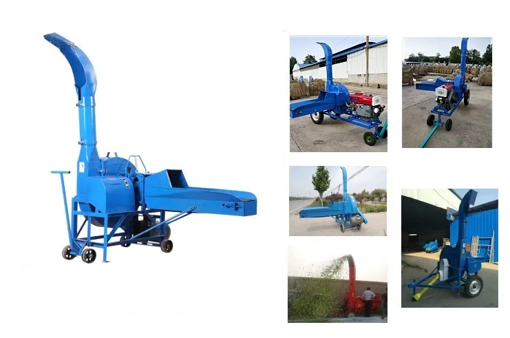 Grass Cutter And Chopper Machine For Animals Feed Multifunctional Straw ...