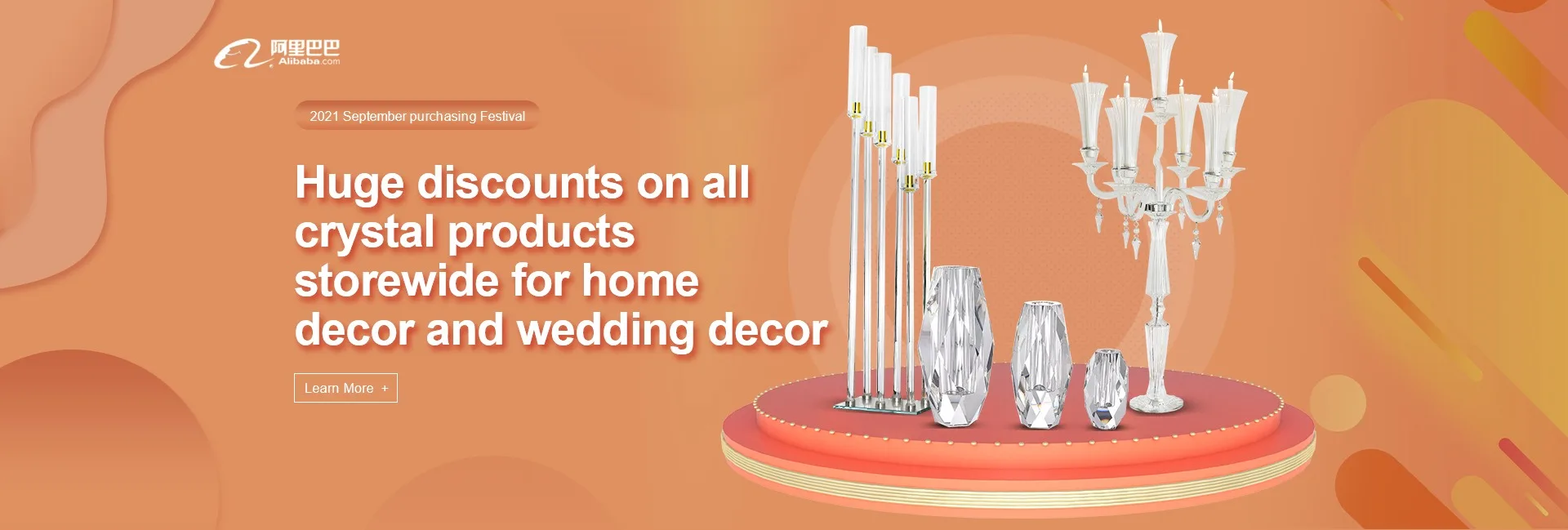 Pujiang Xinyan Crystal Crafts Co., Ltd. - Crystal Candelabra / Crystal ...