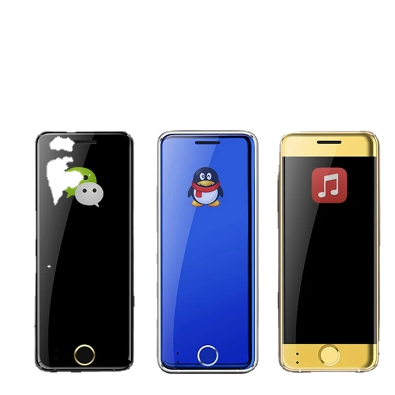 Super Mini Ultra Thin Card Phone Ulcool Hot Luxury Mobile Phone V66+ 1. ...