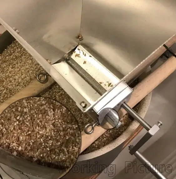 304 Stainless Steel Homebrew Grain Roller Malt Mill