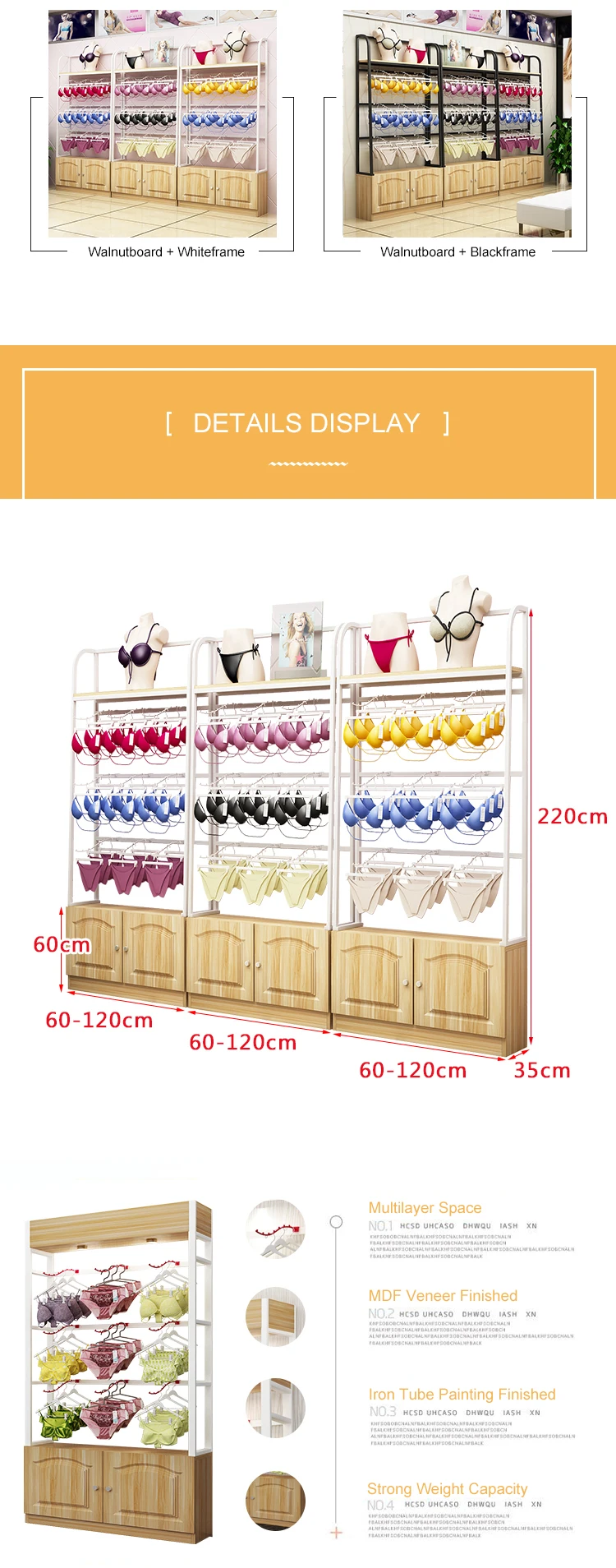 Bra Store Display/display Shelves For Retail Stores - Buy Store Display ...