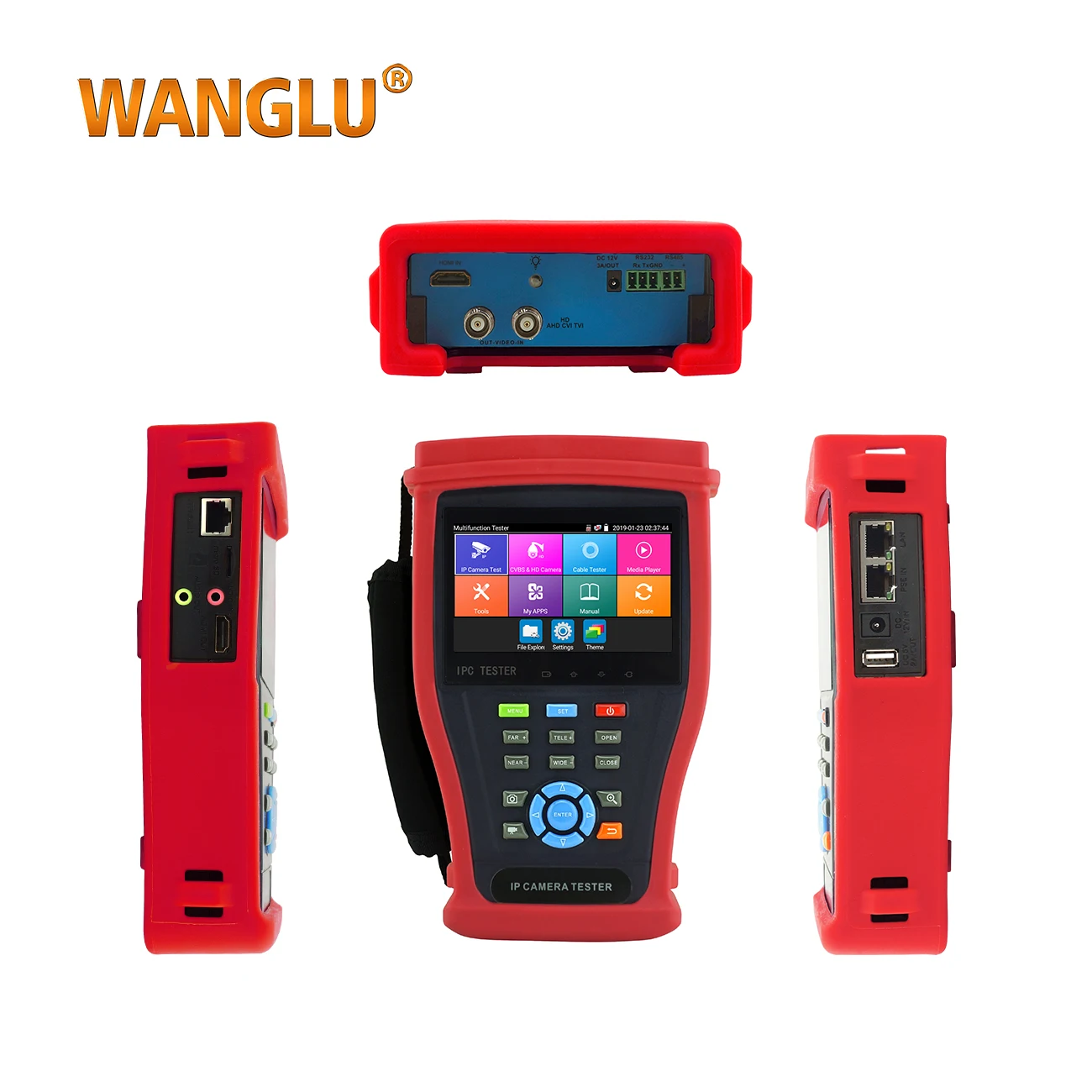 Portable Touch Screen CCTV Monitor Tester - 4.3 Inch HD